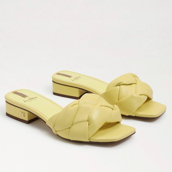 Sam Edelman | Shoes | Sam Edelman Light Pastel Butter Yellow Woven ...